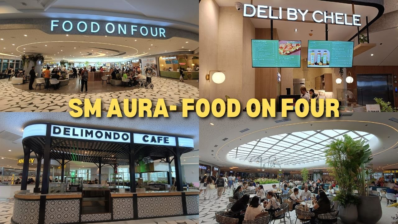 SM AURA FOOD ON FOUR OPENING - VLOG TOUR - YouTube