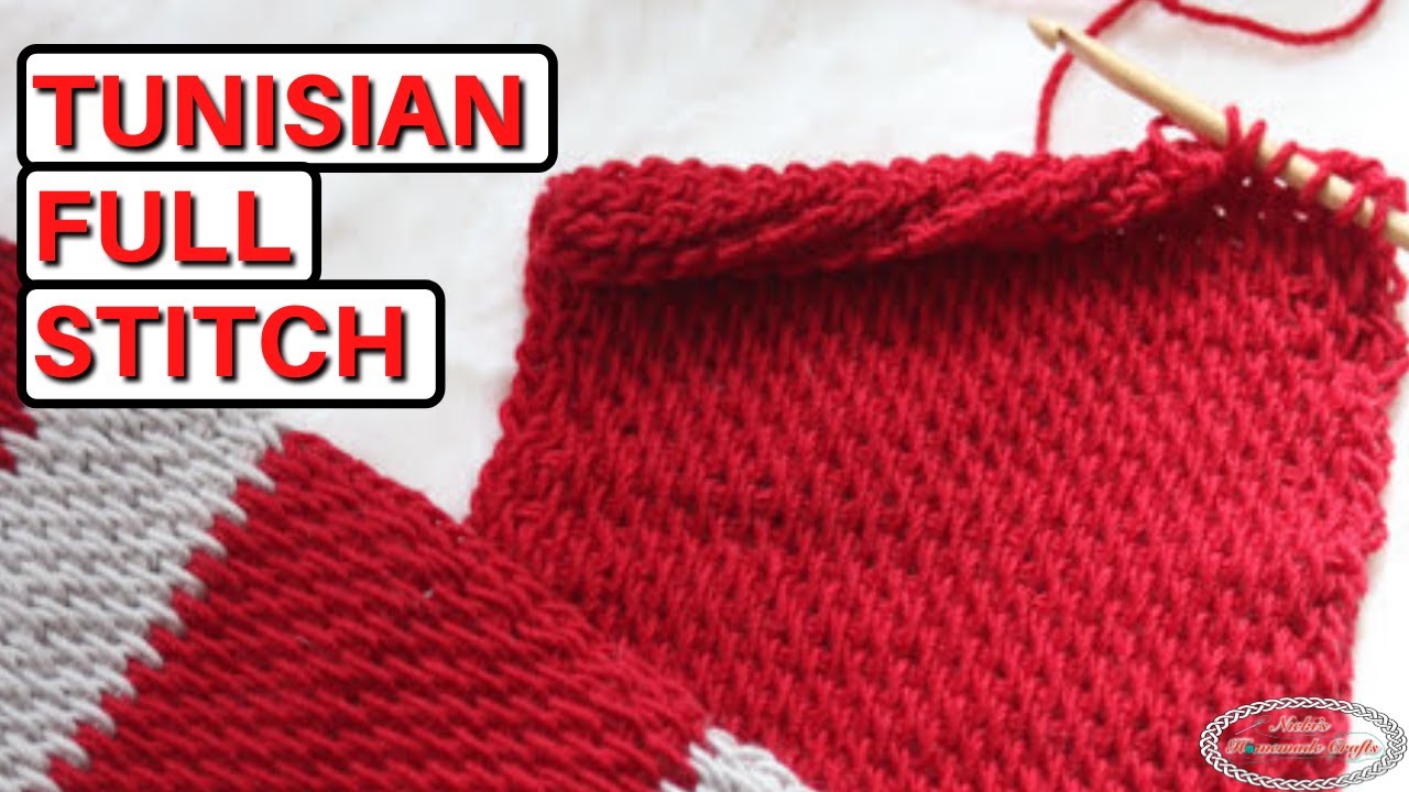 Crochet the TUNISIAN FULL Stitch - YouTube