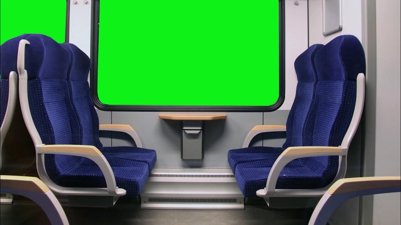 Inside Train Green Screen Effects Footage 4K - YouTube