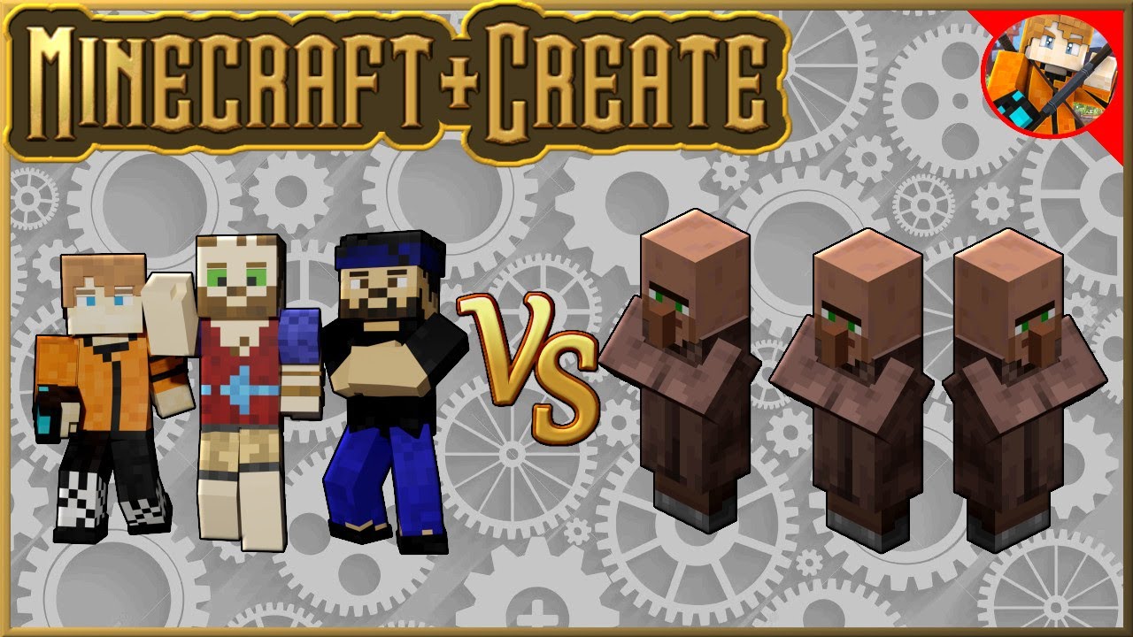 Create Mod Villager Challenge - Minecraft - YouTube