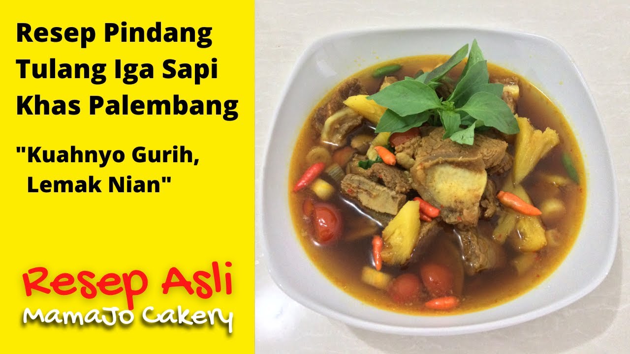Resep Pindang Tulang Iga Sapi Khas Palembang - YouTube