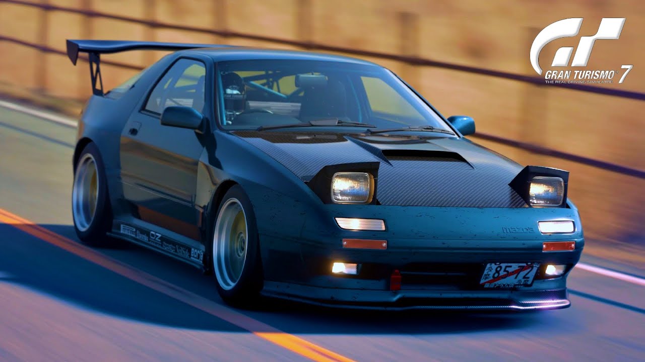 【GT7】Mazda RX-7 (FC) GT-X 1990* - YouTube
