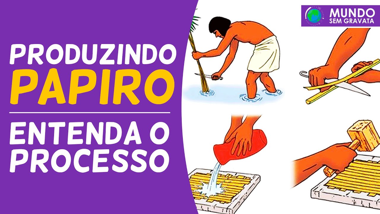 COMO É FEITO O PAPIRO? QUAL A HISTÓRIA DO PAPIRO? ENTENDENDO - YouTube