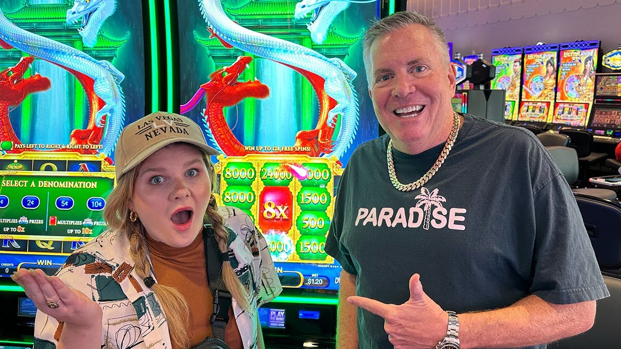 New River Dragon With Our New Friend, Ruby Slots! - YouTube