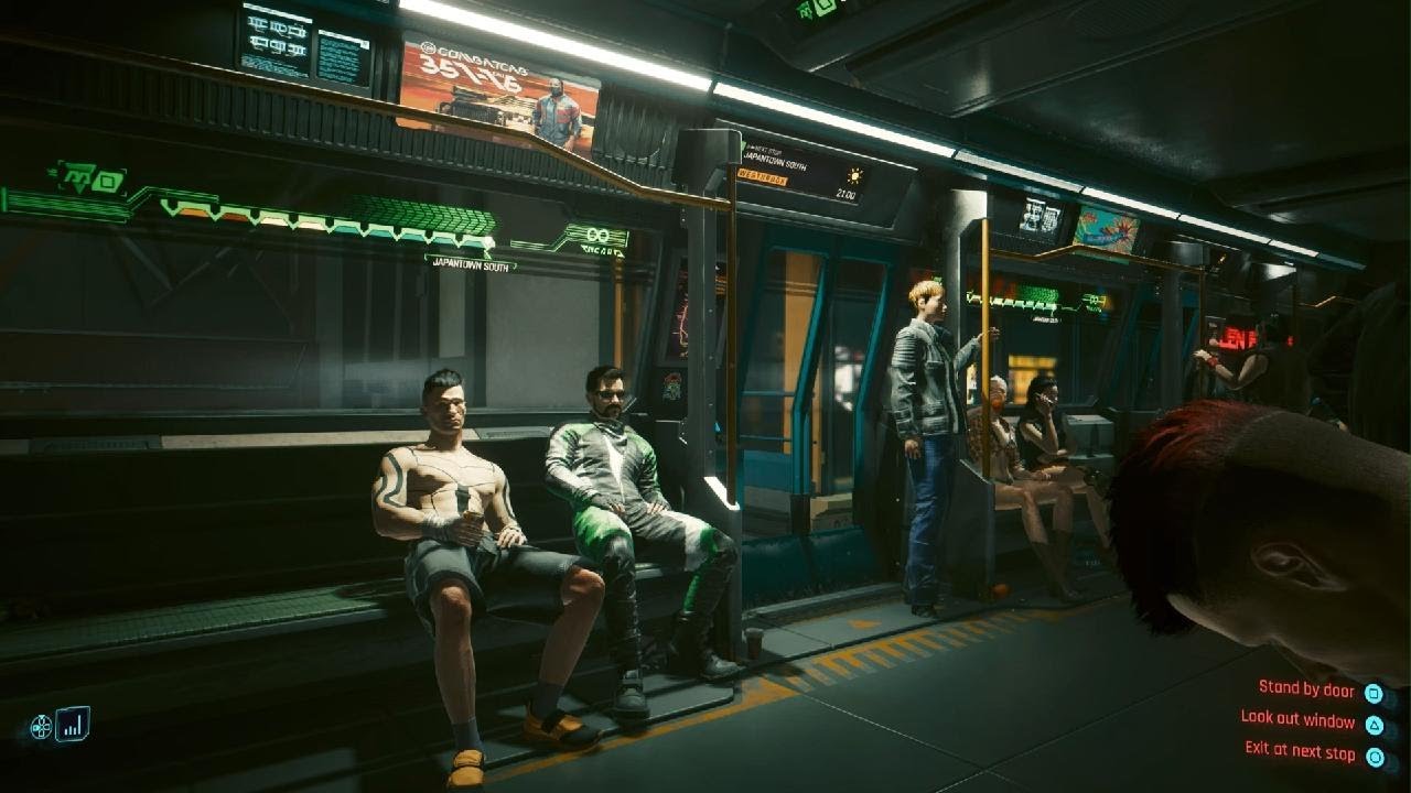 Cyberpunk 2077 First time on new metro ! - YouTube