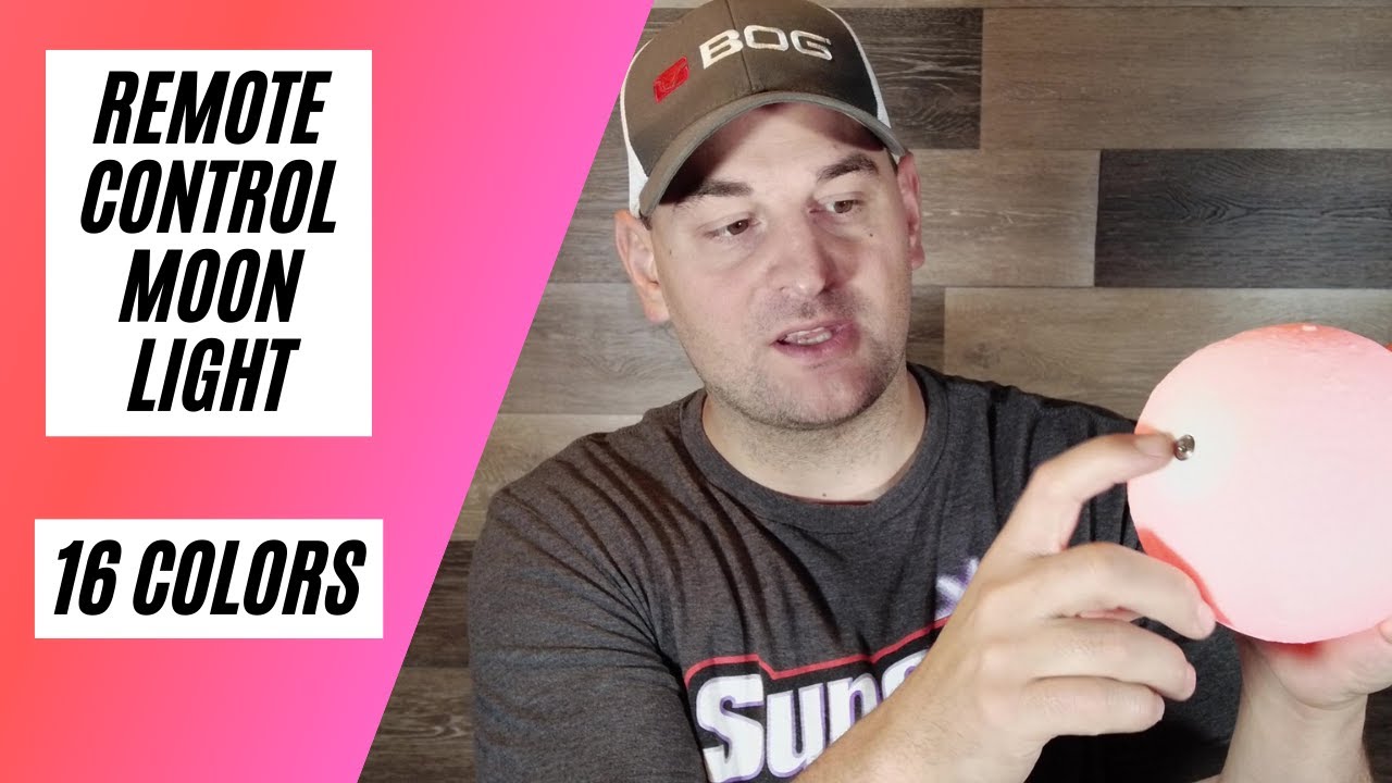 Remote control moon light - YouTube
