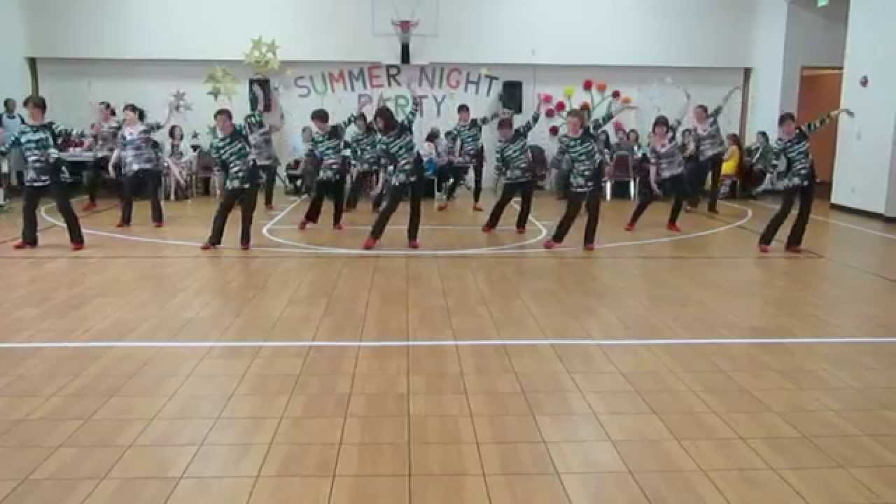 Performance #12 再見楊柳 6/28/2015 San Francisco Chinese Line Dance 三藩市鳳凰飛 ...
