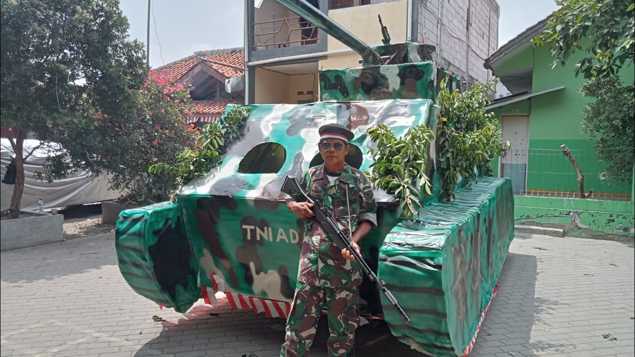 membuat tank baja karnaval 2022 - YouTube