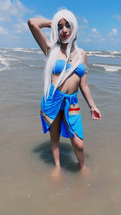 Princess Kida cosplay photoshoot #cosplay #bikini #beach - YouTube