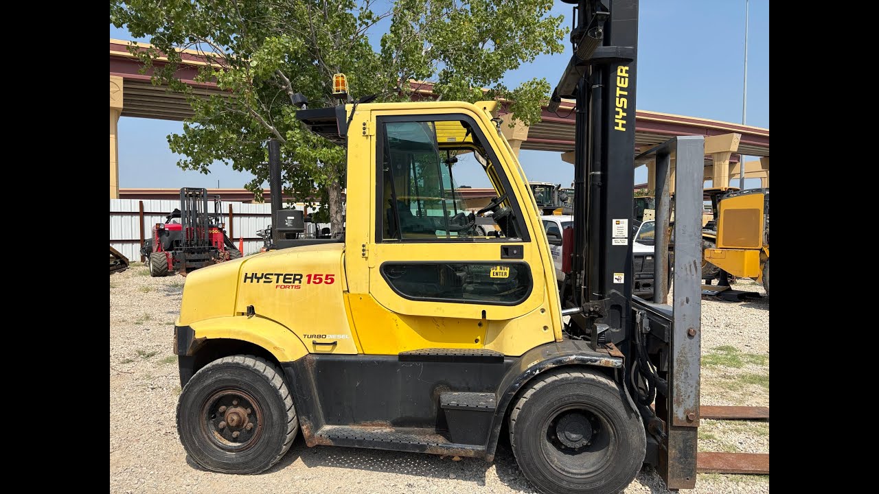 Hyster H155FT Forklift - YouTube