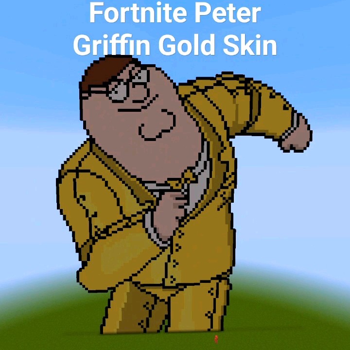 Fortnite Peter Griffin Gold Skin | Minecraft #shorts - YouTube