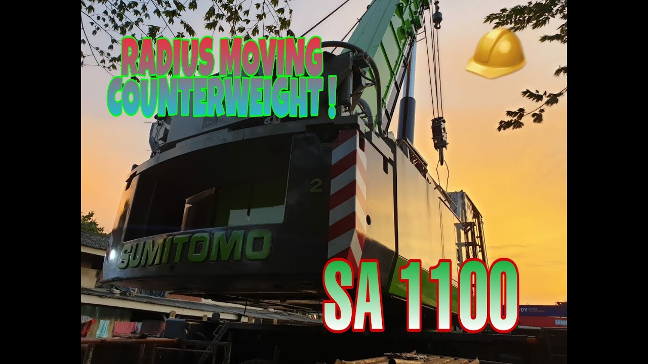 I.G CRANE : MOBILE CRANE SUMITOMO SA 1100 ( 110 TON ), RADIUS MOVING ...