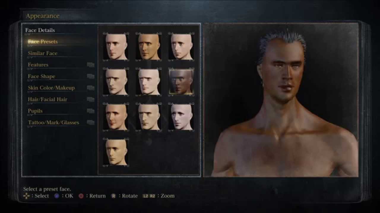 Bloodborne: Character Customization - YouTube