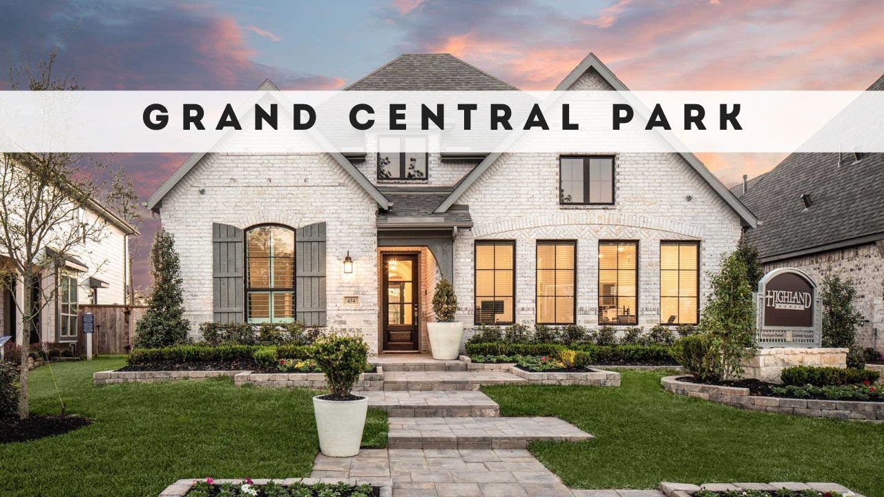 Highland Homes Tour, Grand Central Park | Conroe, TX - YouTube