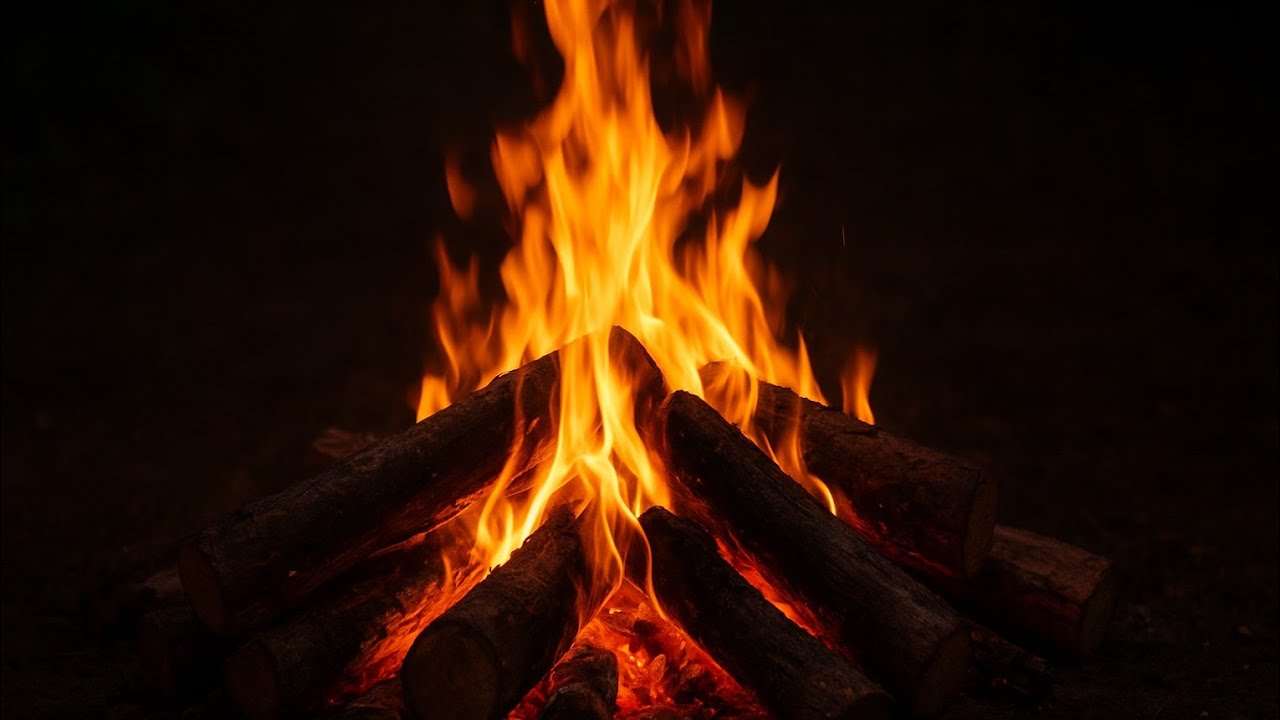 Fireplace 🔥 Fall Asleep Fast In 5 Minutes With Relaxing fireplace and ...