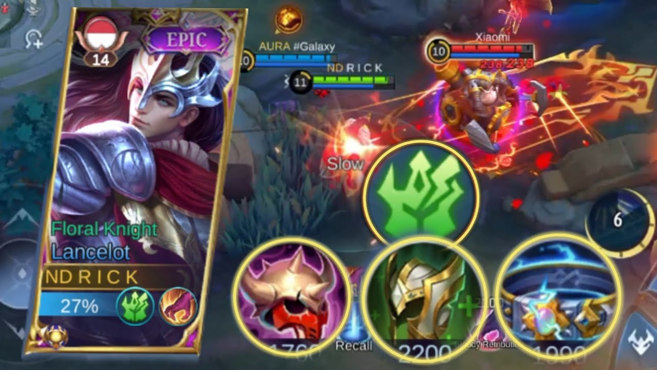COBA LANCELOT BUILD TANK, TERNYATA⁉️ Mobile Legends - YouTube