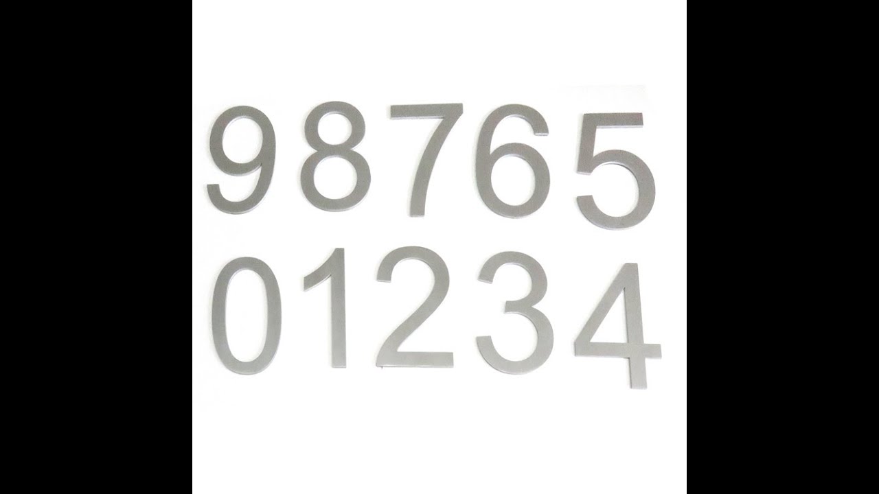 【YAKO hardware】Adhesive Commercial House Numbers Sign Outdoor Office ...