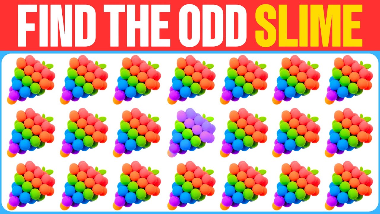Find the ODD One Out - Slime Edition | 30 Ultimate Levels Emoji Quiz ...
