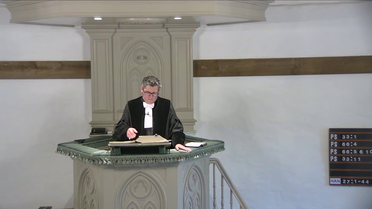 HHG Sprang-Capelle dankdag morgendienst ds J.W. Baan - YouTube