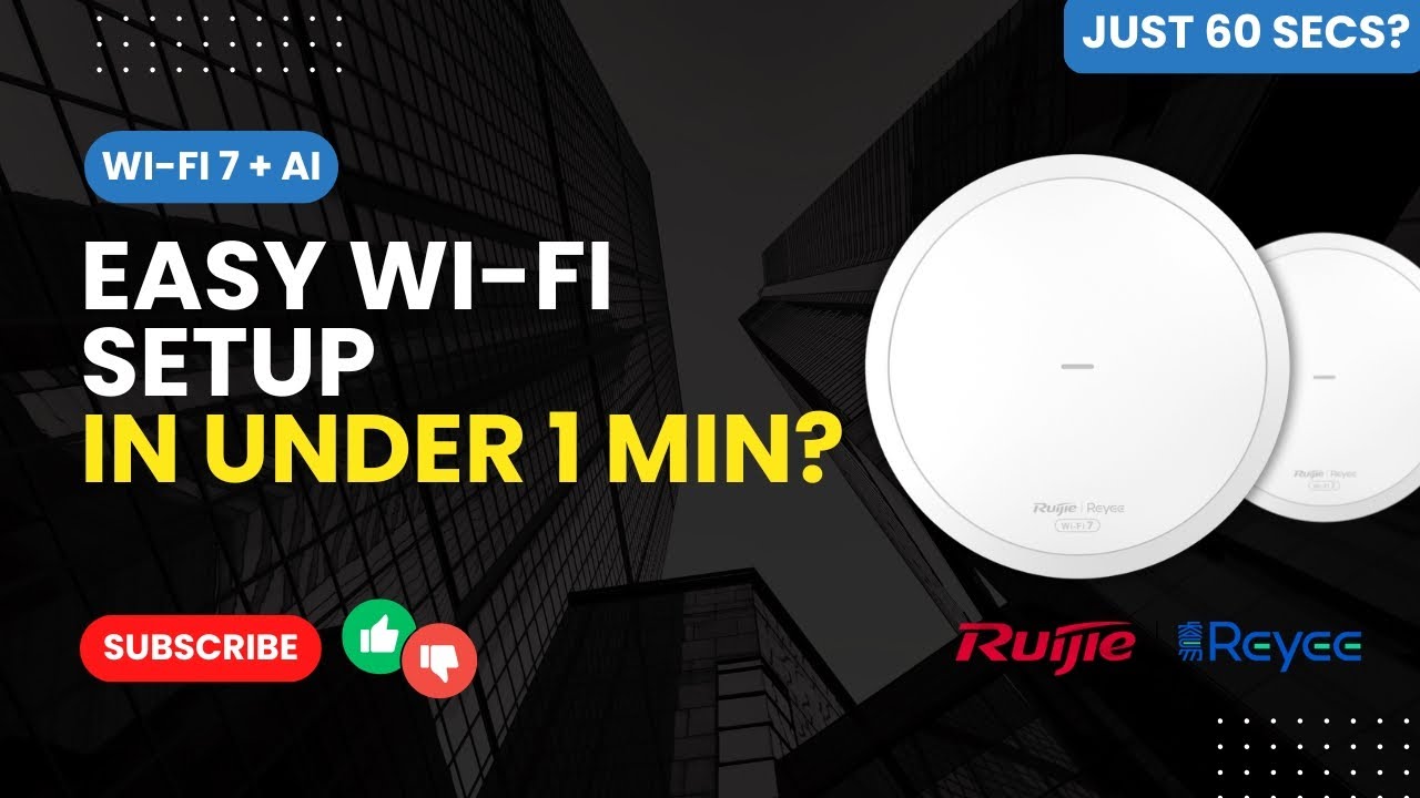 Wi-fi Setup In Minutes | Ruijie WI-FI 7 RG-RAP72 | Unboxing, Setup ...