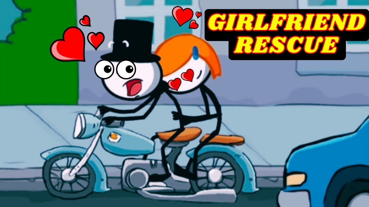 Prison Break Stickman Story | Rescue Girlfriend 😍 🥰 | Funny Brain ...