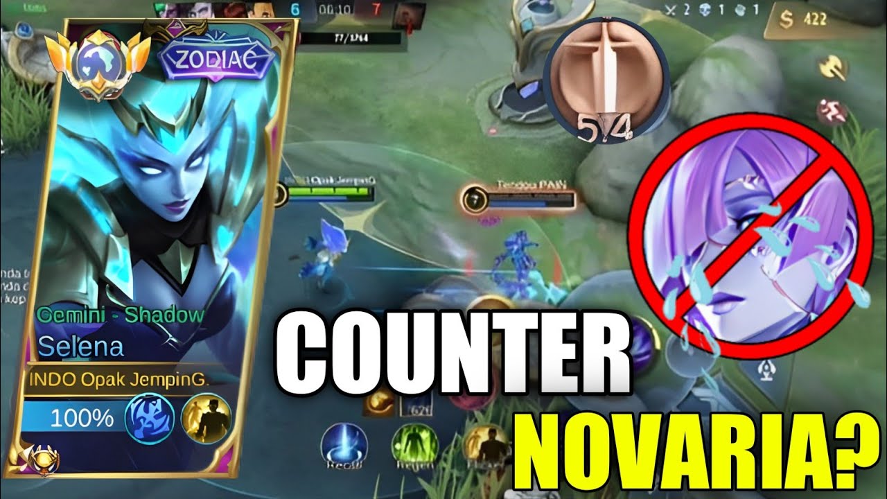 COUNTER NOVARIA⁉️SELENA THE BEST HERO FOR COUNTER NOVARIA‼️ - YouTube