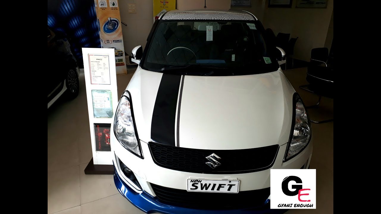 maruti suzuki icreate new swift with graphics actual showroom look with ...