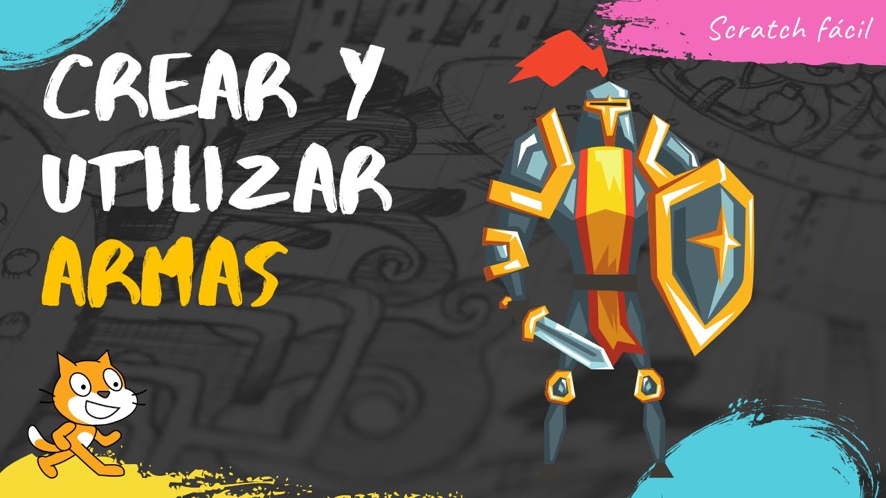 Aprender Scratch - Armas para nuestro juego (ESPADA) - YouTube