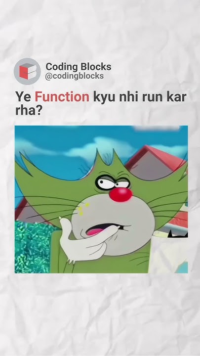 Who Else Can Relate Function Call Coding Blocks Code Codingblocks Coding Youtube