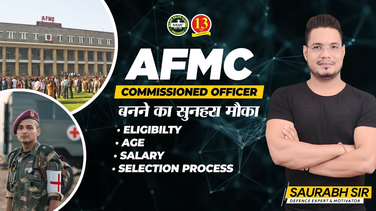 AFMC Exam, Eligibility, Age, Selection Process, Exam Pattern - Become a ...