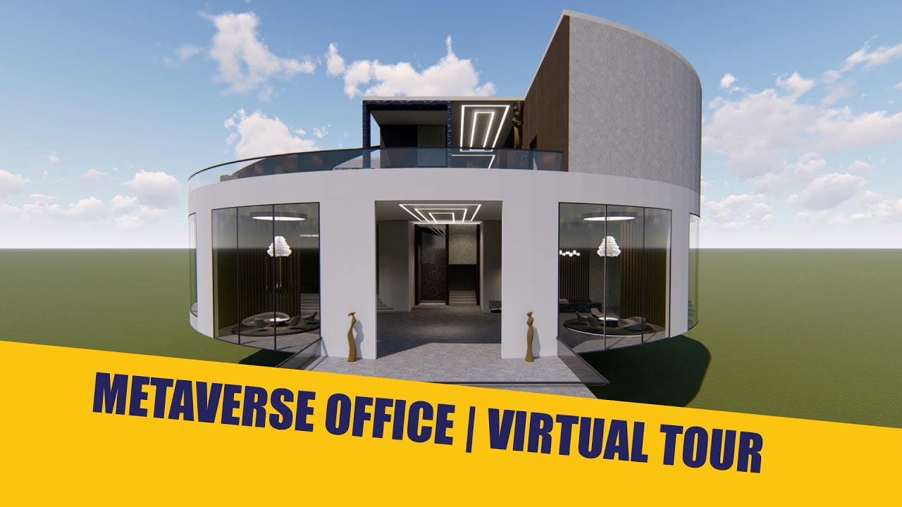 Metaverse office designed by khomy | Virtual office | Spatial | blender ...