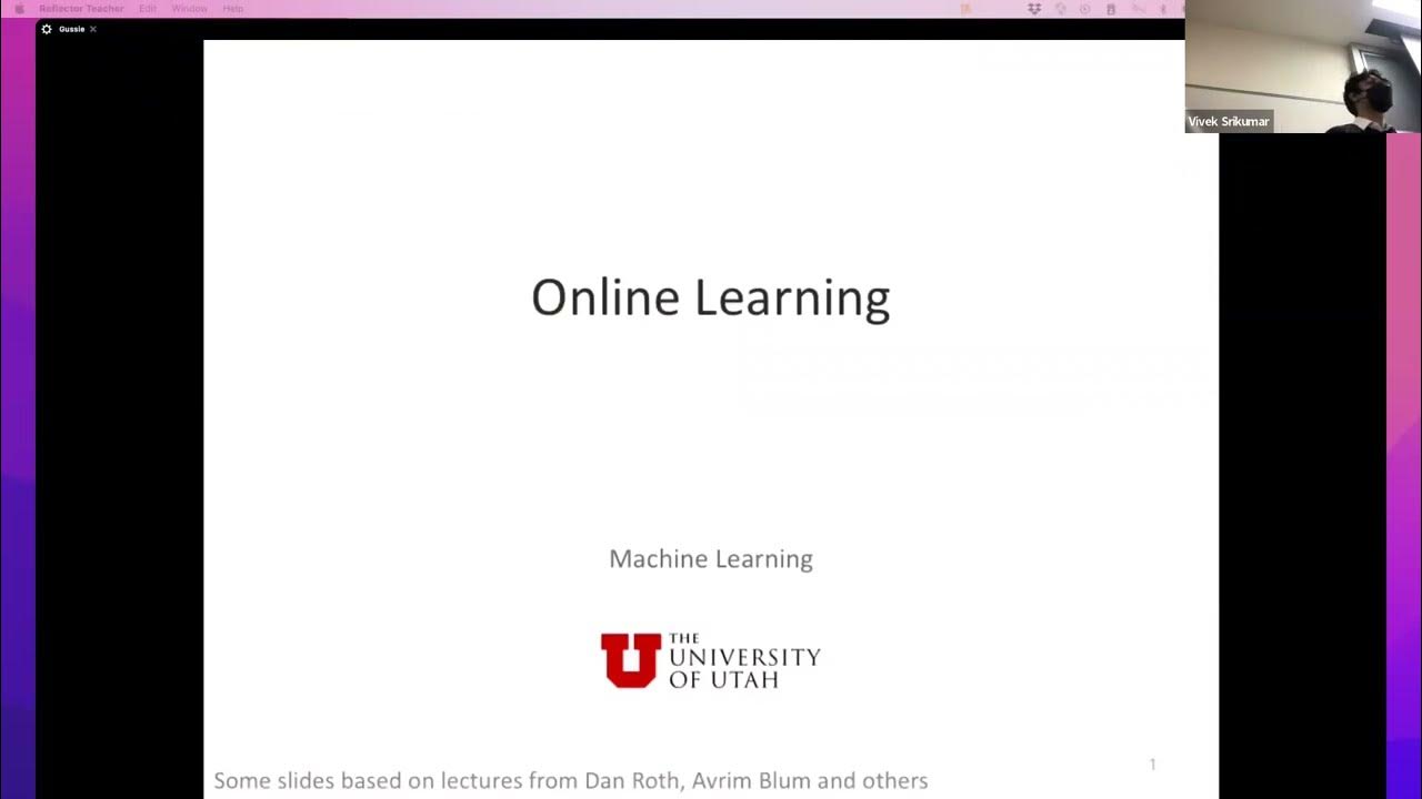 Machine Learning: Lecture 6b: Online learning - YouTube