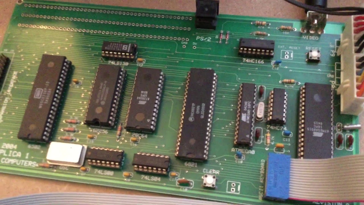 Apple 1 replica - YouTube