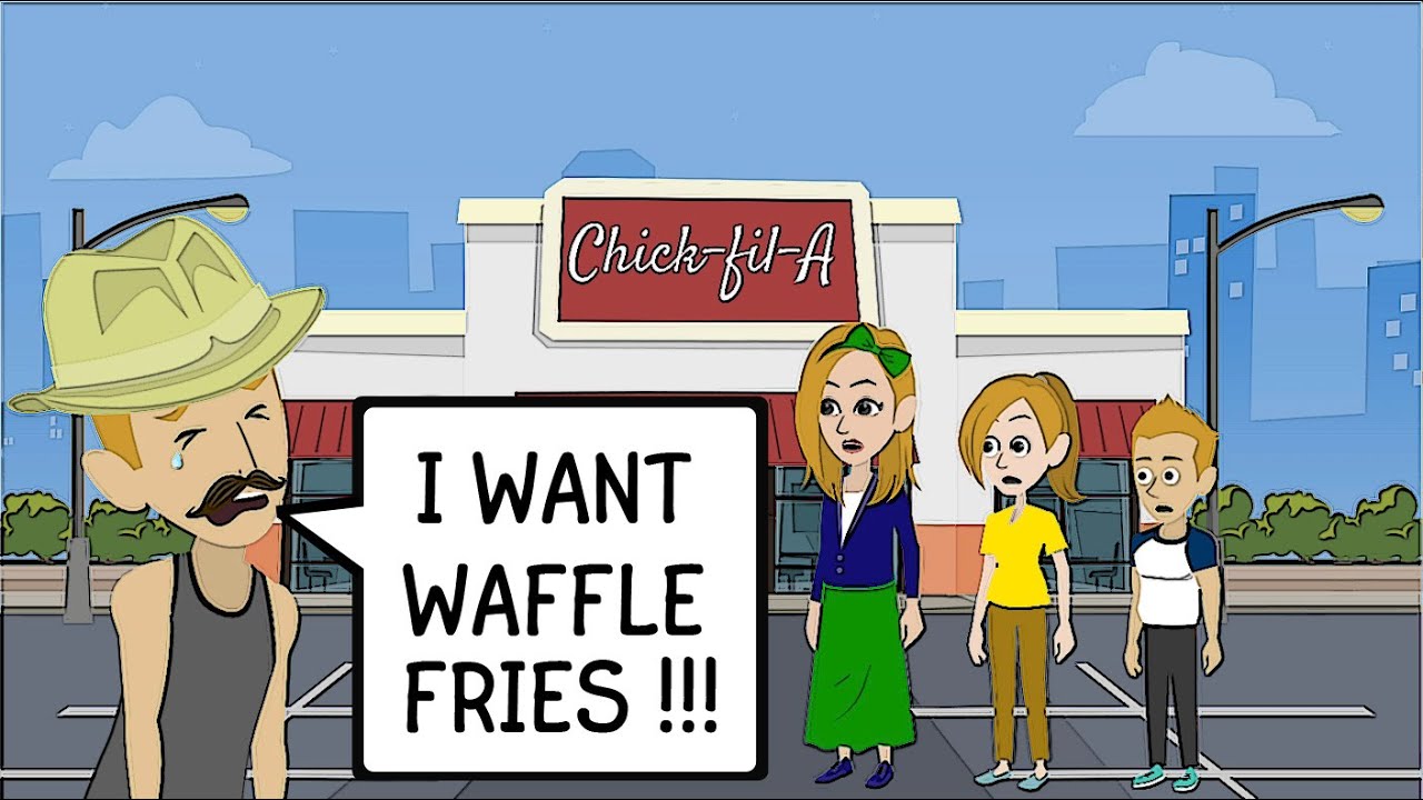 Childish Uncle Has a Tantrum at Chick-Fil-A - YouTube