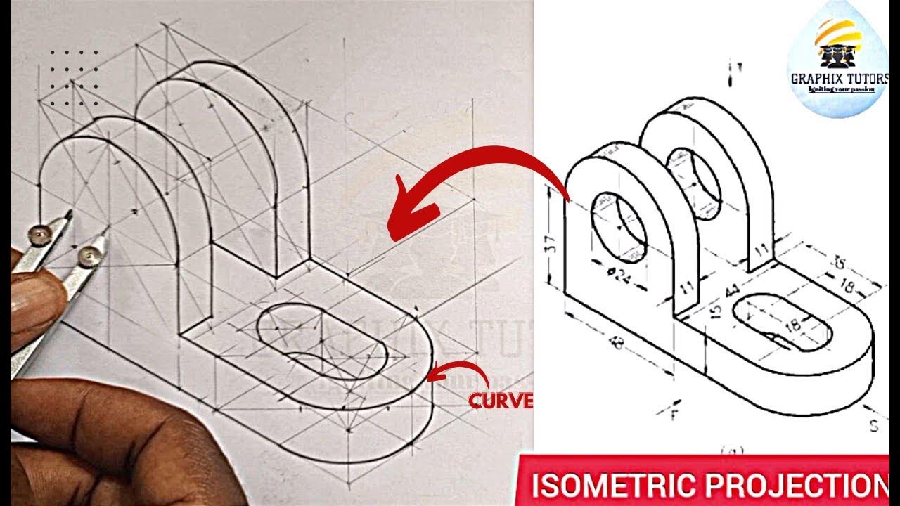 ISOMETRIC CIRCLES, CURVES AND ARCS IN 3 - DIMENSION VIEW - YouTube