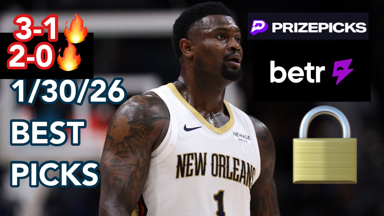 PRIZEPICKS 1/30/26 NBA BEST PICKS/ DFS ADVICE #motivation #nba # ...