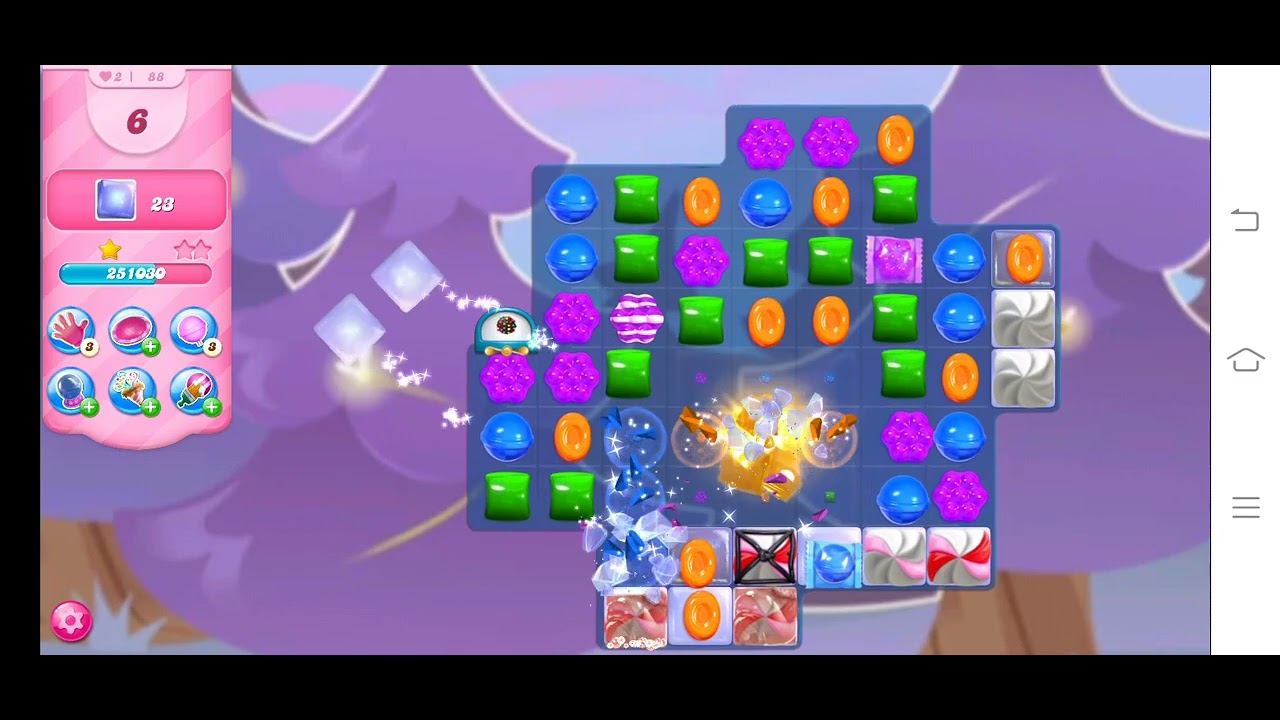 Candy Crush Saga Level 88 Complete 20 Move (@Candy Crush Lover ) - YouTube