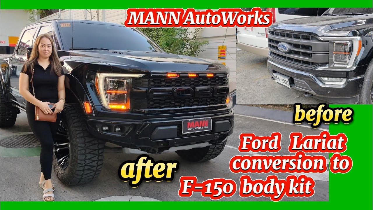 MANN AutoWorks. / Ford Lariat conversion to F-150 body kit. 🚘 - YouTube