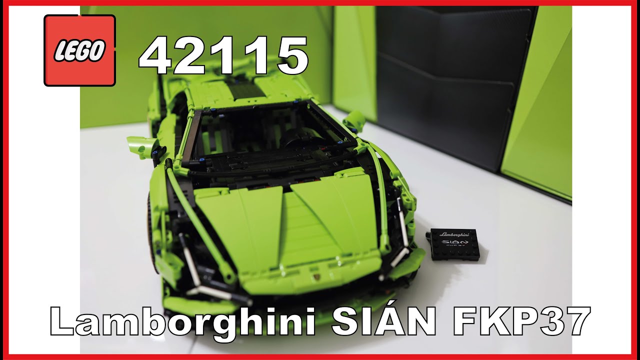 【Lego 開箱】Lego Technic 42115 Lamborghini SIÁN FKP37 試玩實測 - YouTube
