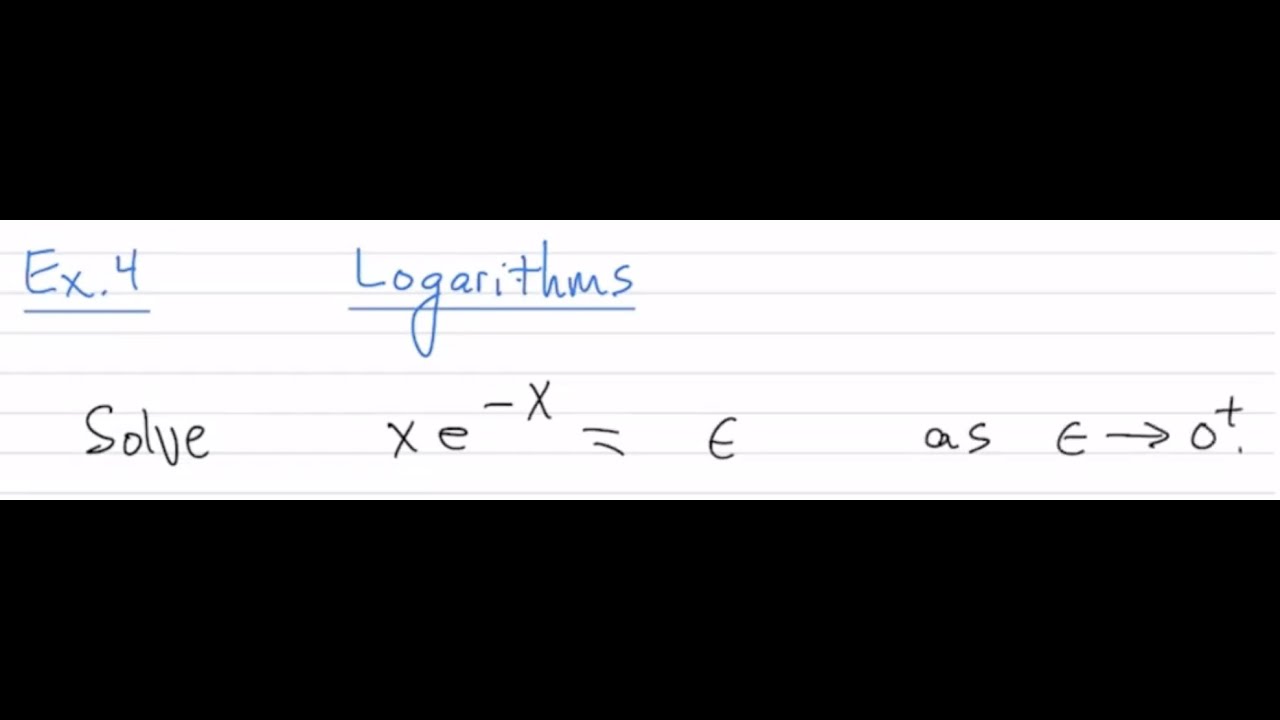 Lecture 10: Perturbation methods for algebraic equations - YouTube