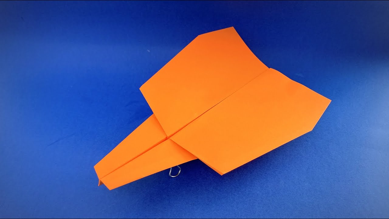 How to make a paper airplane with a blunt nose | Origami airplane - YouTube