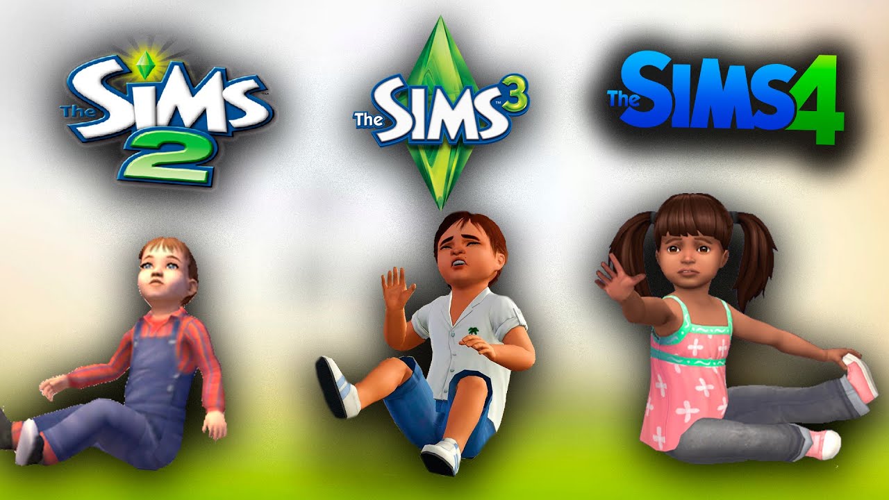 THE SIMS TODDLERS COMPARISON - YouTube