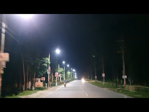 Beautiful Night View || Airport Road Sylhet || Ah Tv Sylhet - YouTube