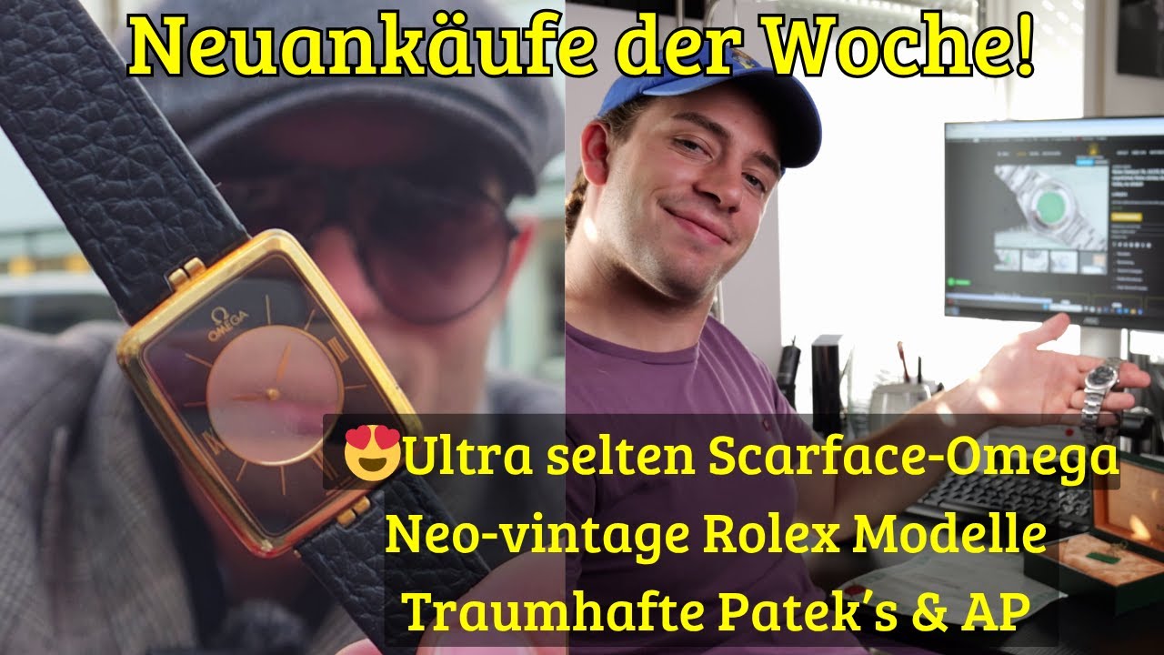 Selten & spektakulär!😲 Scarface-Omega, AP Cobra, Vintage Patek Ellipse ...