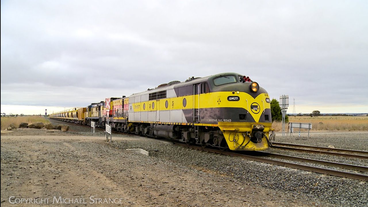 7M22V SSR / ARTC Ballast Train With GM27, 4911 & 4532 (20/11/2023 ...