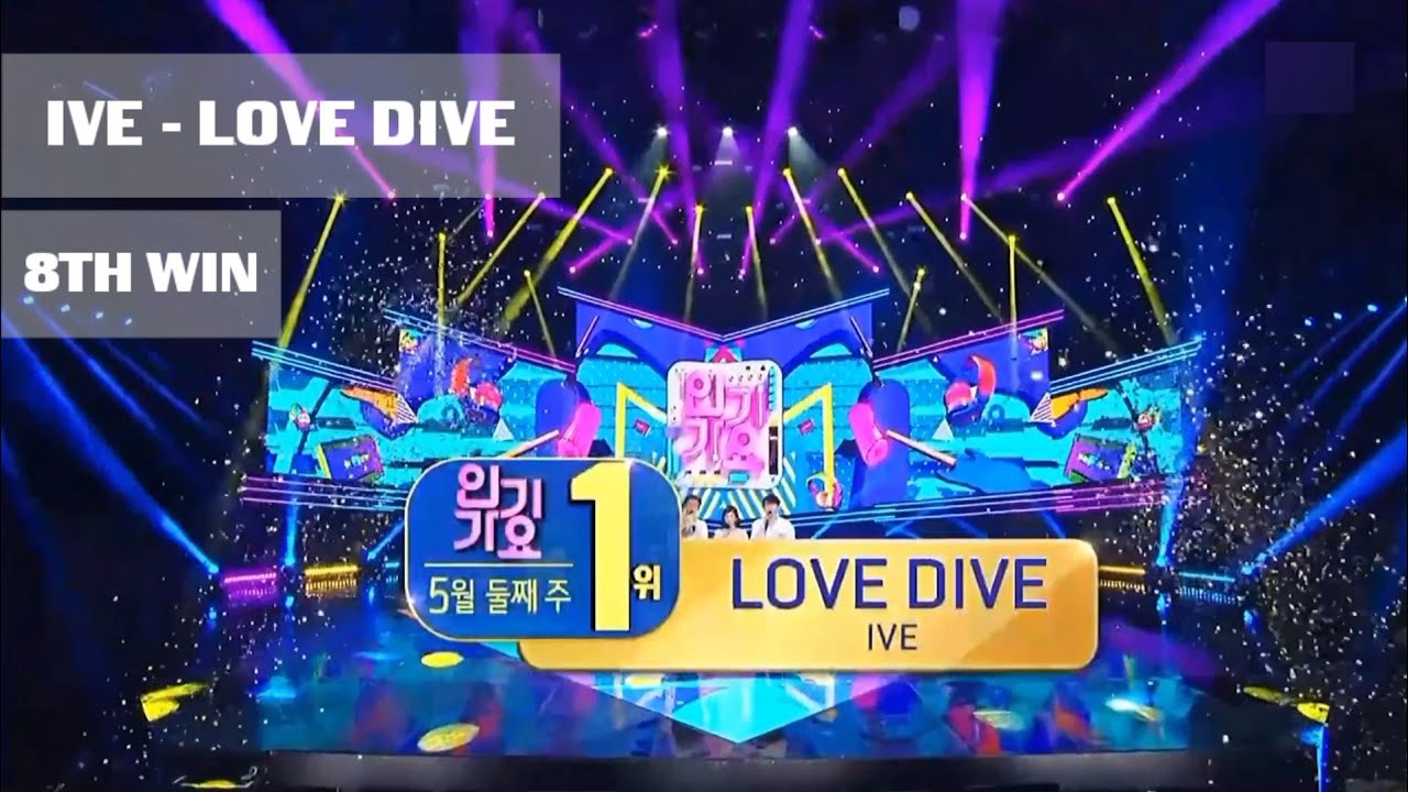 8th Win Ive 아이브 Love Dive Sbs Inkigayo 인기가요 220508 Youtube
