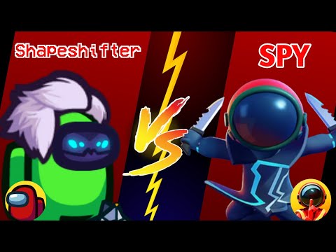 AMONG US & SUPER SUS - Shapeshifter role vs Spy role - who is best?