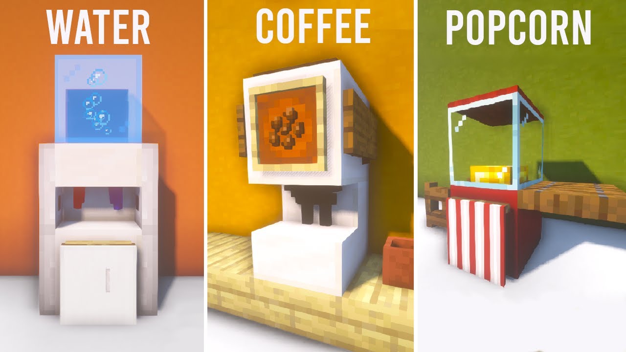 Minecraft | 3 Machine Build Ideas! - YouTube