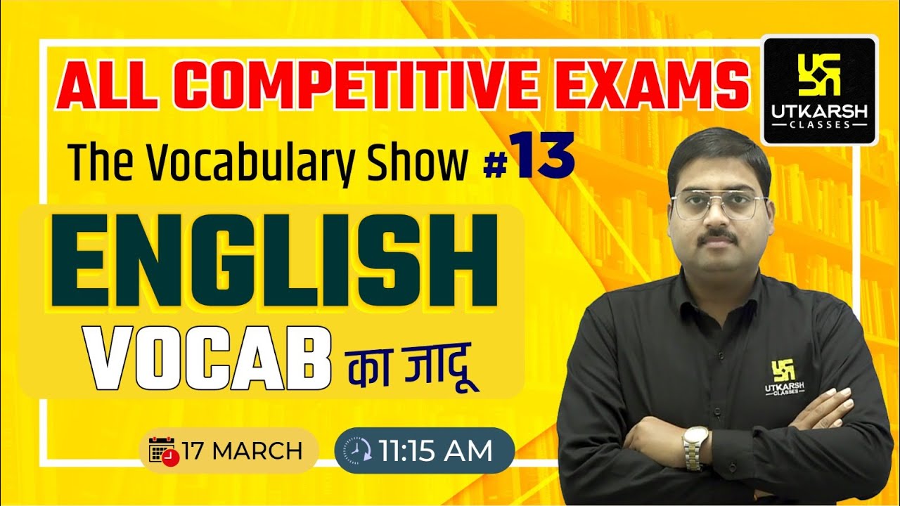 English Vocabulary #13 | Important Vocab For All UP Exam | The ...