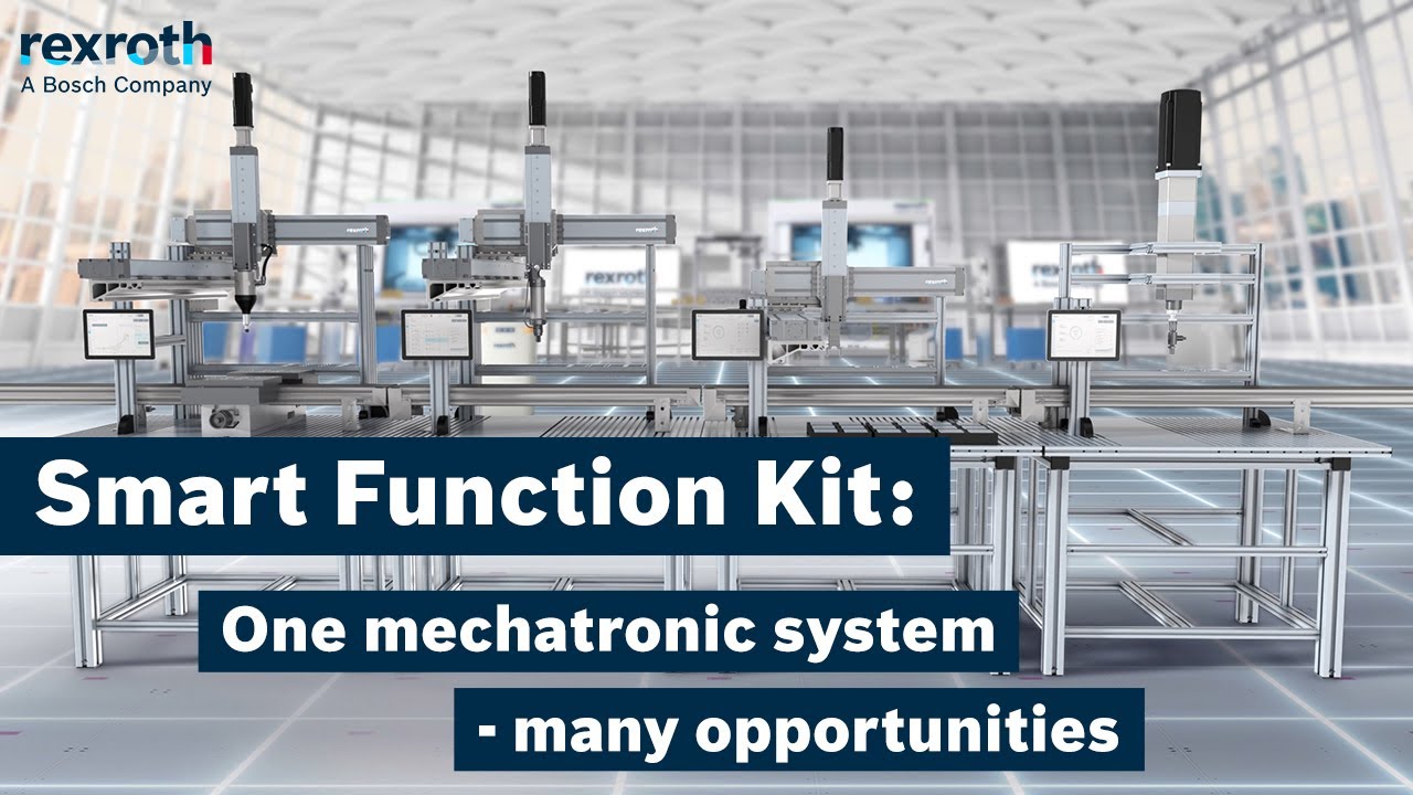 [EN] Bosch Rexroth: Smart Function Kit - One mechatronic system, many opportunities - YouTube
